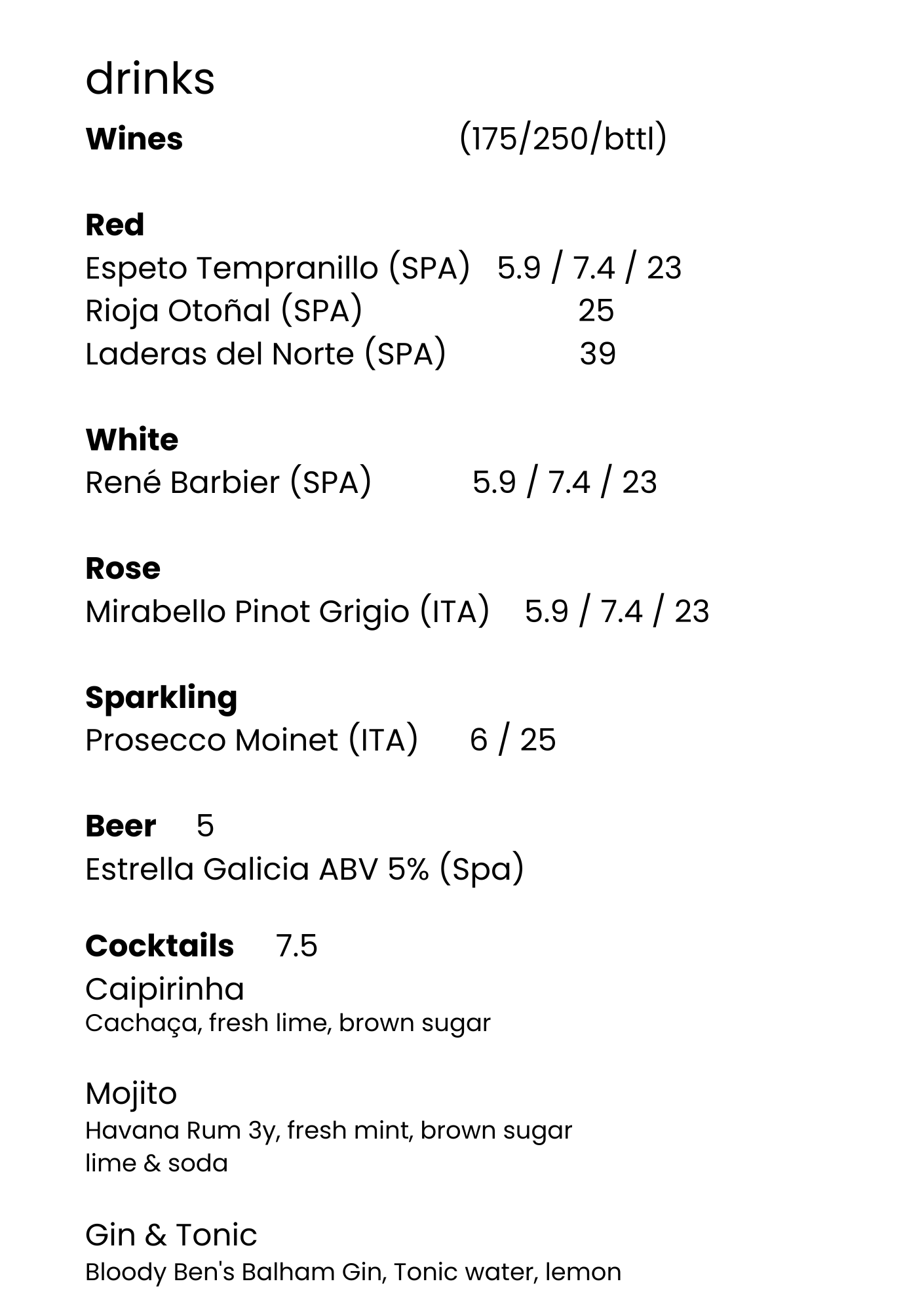 What's on - Cafe Barcelona